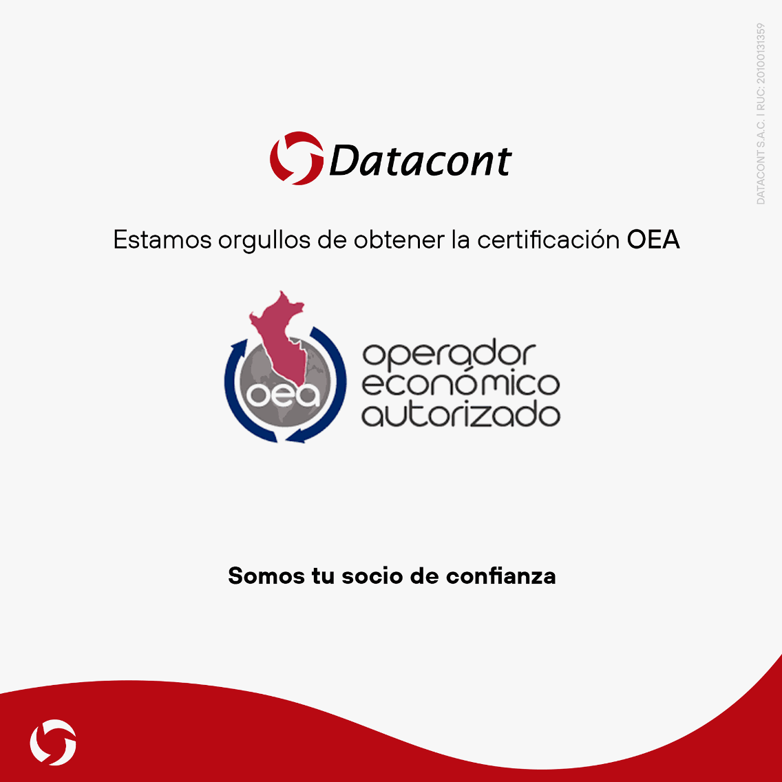 Certificación OEA - Datacont